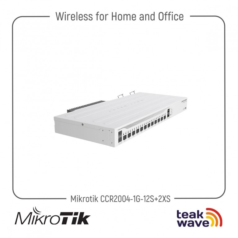 Jual Mikrotik Cloud Core Router CCR-2004-1G-12S+2XS - Teakwave