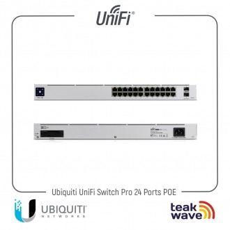 Jual Ubiquiti UniFi Switch Pro 24 Ports POE / USW-Pro-24-POE - Teakwave