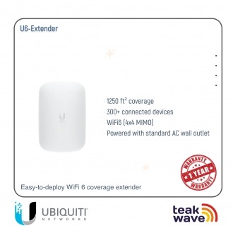 Ubiquiti U6-Extender Access Point U6 Extender ~ Teakwave