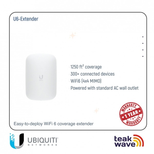 Ubiquiti U6-Extender Access Point U6 Extender ~ Teakwave